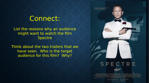 Eduqas Film Poster- Spectre & MWTGG | Teaching Resources