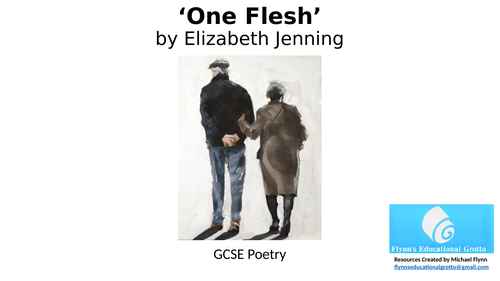 GCSE Poetry: ‘One Flesh’ by Elizabeth Jenning | Teaching Resources