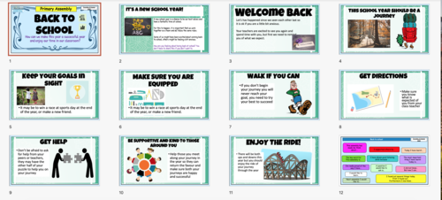 Back to School Assembly - Primary Students | Teaching Resources
