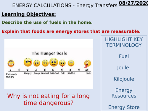AQA - KS3 - Energy Calculations + Power | Teaching Resources