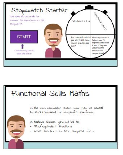 New Functional Skills Maths Full Lesson -Simplifying Fractions ...