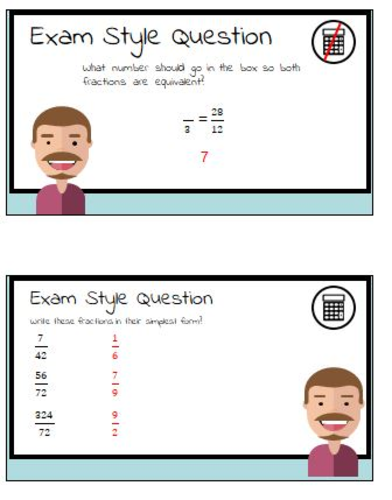New Functional Skills Maths Full Lesson -Simplifying Fractions ...