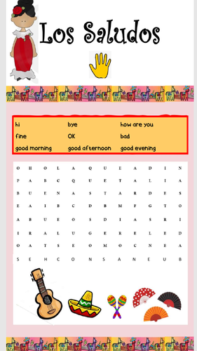 Spanish Greetings - Los saludos y las presentaciones KS4 | Teaching ...