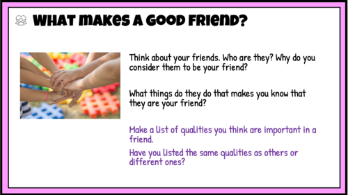 Back to School - Friendships | Teaching Resources