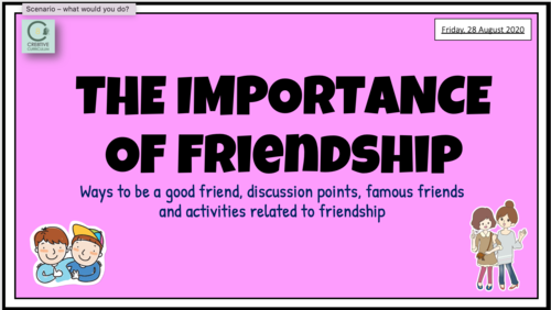 Back to School - Friendships | Teaching Resources