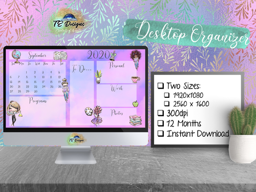 Back to School Desktop Organiser | Teaching Resources
