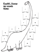 Dinosaur Read Write Inc sounds assessment Sets 1-3 | Teaching Resources