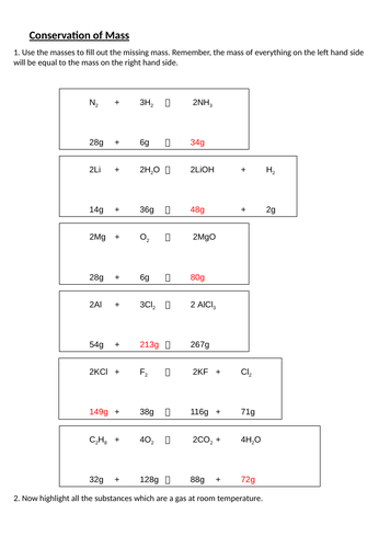 GCSE Chemistry - C3 triple science worksheets | Teaching Resources