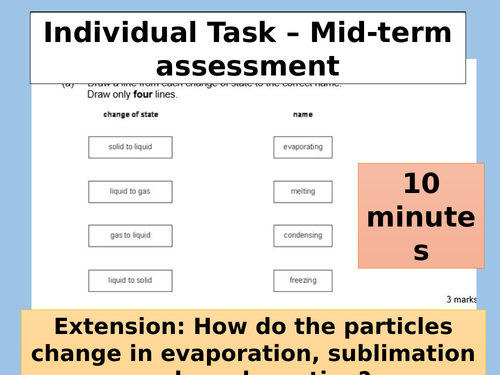 New KS3 Chemistry- sublimation, heating and cooling curves | Teaching ...