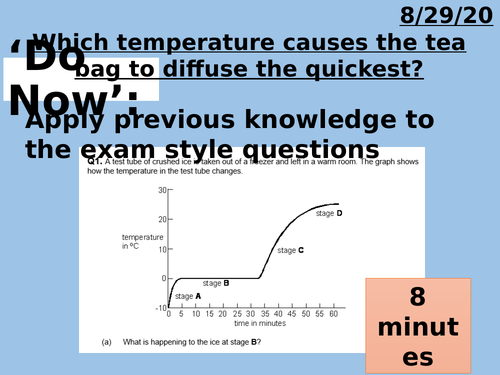 New KS3 Chemistry- diffusion factors | Teaching Resources