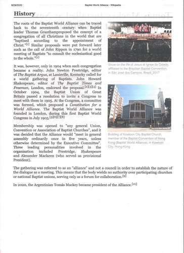 Christian World Organization Leaders 2020 | Teaching Resources