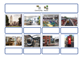Community Places matching, SEN, ASD, Life Skills | Teaching Resources