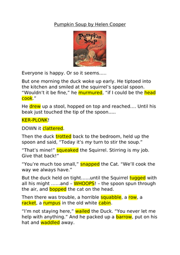 Pumpkin Soup guided reading activity pack Year 2 | Teaching Resources