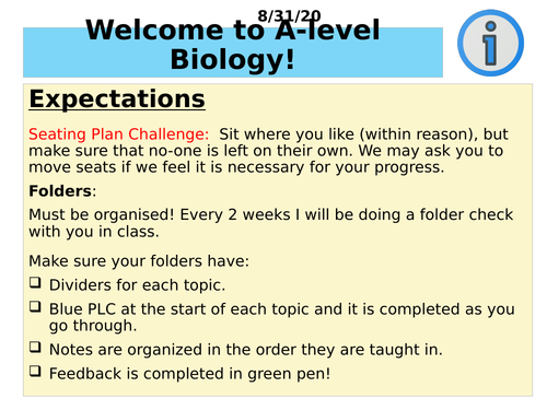 SNAB Topic 1 - Introduction | Teaching Resources