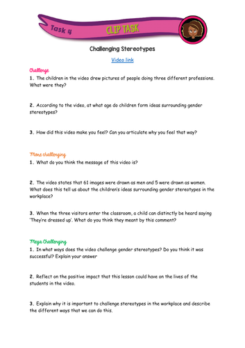 Careers, Diversity + Stereotypes PSHE | Teaching Resources