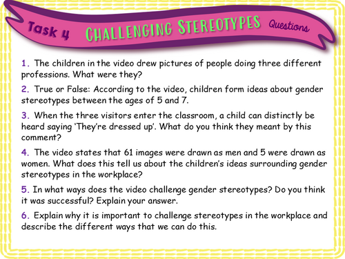 Careers, Diversity + Stereotypes PSHE | Teaching Resources