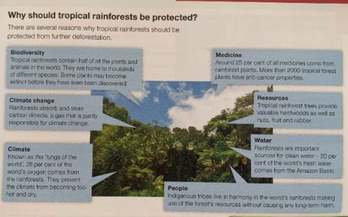 DISTANCED LEARNING GCSE Ecosystems -Tropical Rainforests Case Study ...