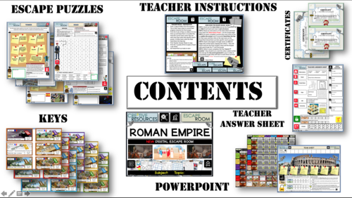 Roman Empire - Escape room | Teaching Resources