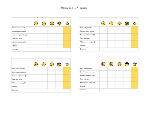 Marking - Feedback and Assessment | Teaching Resources