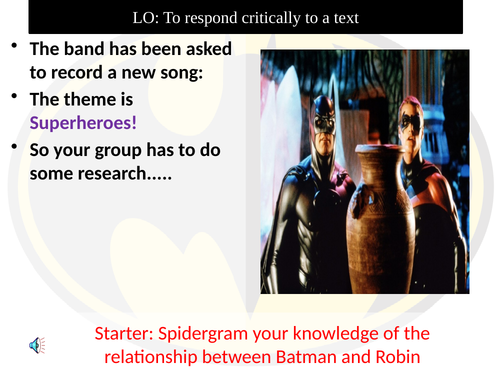 Creative Writing - pop group poetry! | Teaching Resources