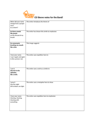 Creative Writing - pop group poetry! | Teaching Resources