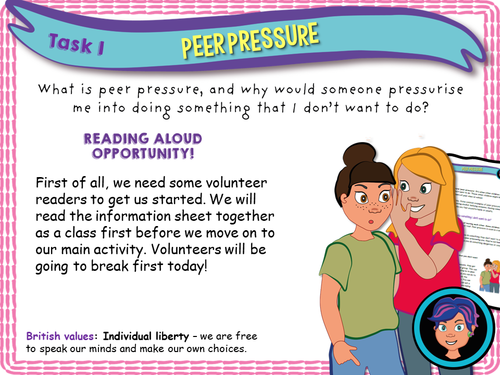 Peer Pressure PSHE | Teaching Resources