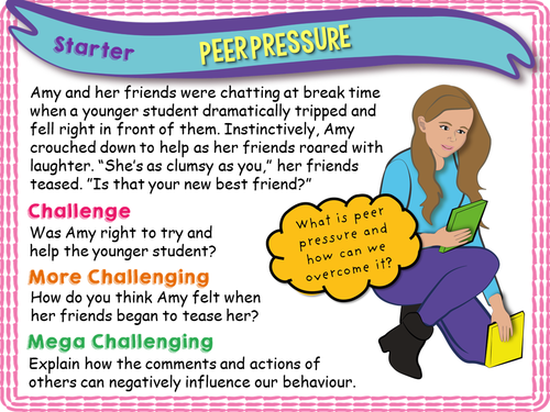 Peer Pressure PSHE | Teaching Resources
