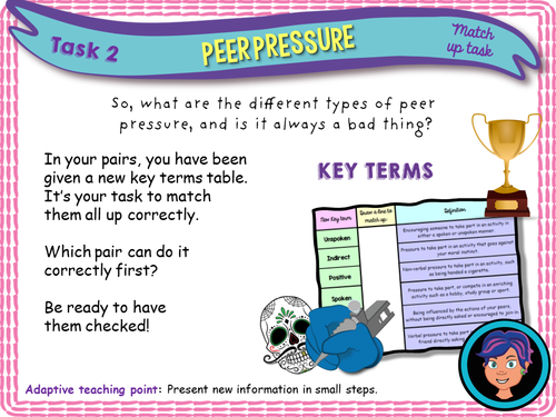 Peer Pressure PSHE | Teaching Resources