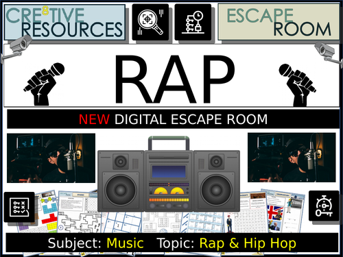 Rap - Music Escape Room | Teaching Resources