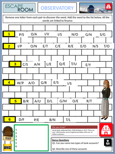 Personal Finance - Escape Room | Teaching Resources