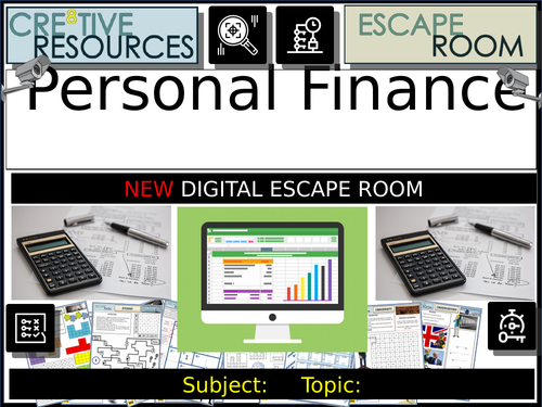 Personal Finance - Escape Room | Teaching Resources