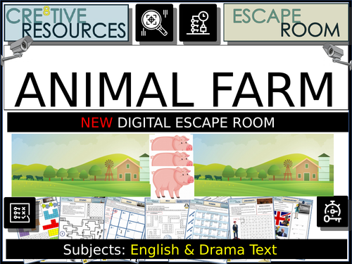 Animal Farm Escape Room - GCSE English | Teaching Resources