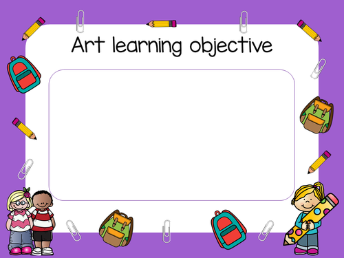 Daily Weekly Subject learning objectives posters for classroom display ...