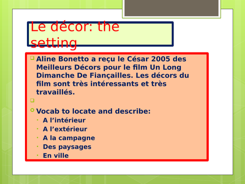 BUNDLE ON Un long dimanche de fiancailles | Teaching Resources