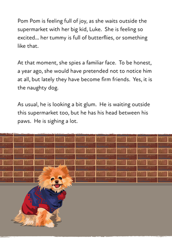 Pom Pom At Christmas: A Fun Writing And Drawing Activity (6 years ...