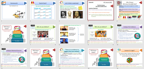 KS3 Who Was Jesus? Historical Evidence for the Existence of Jesus ...