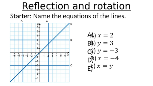Chapter 8 Transformations Lesson PowerPoint Bundle Pearson Textbook ...
