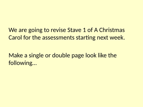 Stave 1 Key Quotations Analysis A Christmas Carol | Teaching Resources