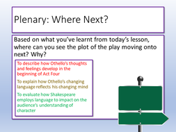 Othello Act 4 | Teaching Resources