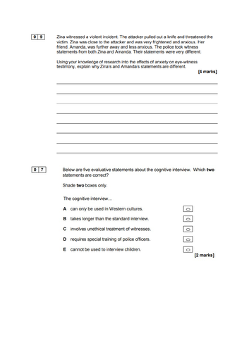 AQA Psychology Memory Revision Lessons | Teaching Resources AQA Psychology Memory Revision Lessons | Teaching Resources