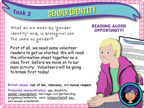 Gender Identity PSHE | Teaching Resources