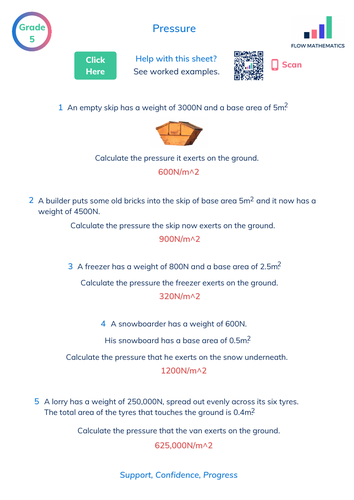 Pressure Teaching Resources