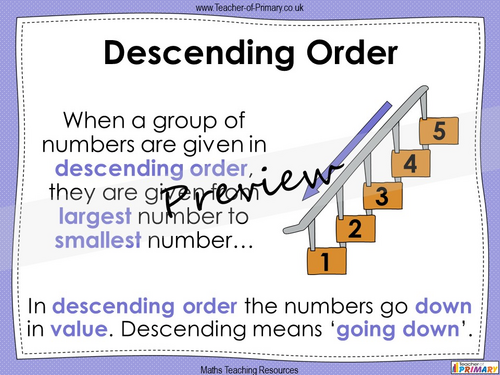 Ordering Numbers up to 1000 - Year 3 | Teaching Resources