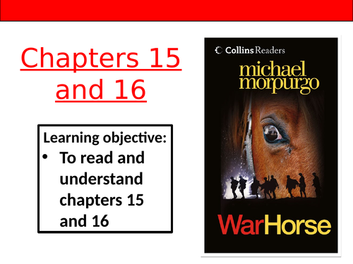 War Horse (ideal for remote/normal lessons) | Teaching Resources