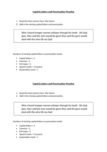 War Horse (ideal for remote/normal lessons) | Teaching Resources