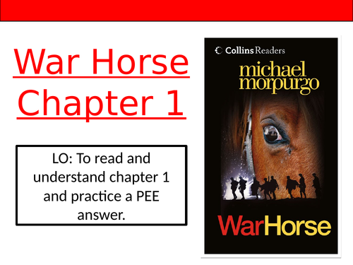 War Horse (ideal for remote/normal lessons) | Teaching Resources
