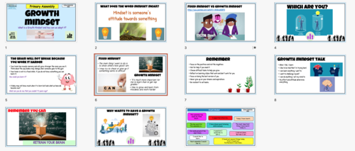 Growth Mindset Fixed Mindset Assembly | Teaching Resources