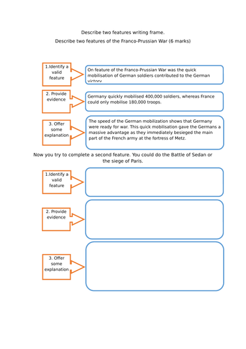 Origins of World War One - 1. Franco-Prussian War | Teaching Resources