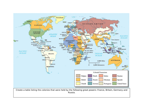 Origins of World War One - 3. Imperialism | Teaching Resources