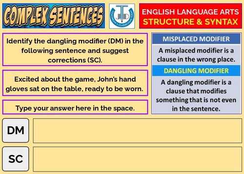 COMPLEX SENTENCE STRUCTURE: 73 BOOM CARDS | Teaching Resources